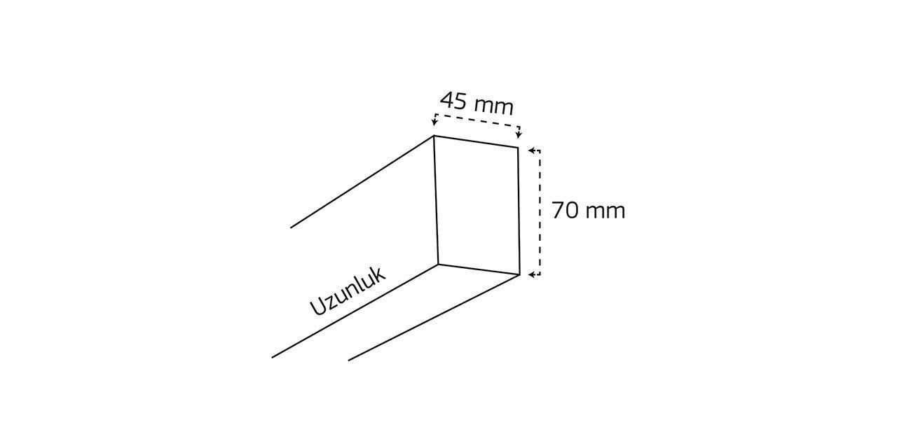 Goya 28 Watt Samsung Ledli Dekoratif Sarkıt Linear Aydınlatma Armatür ...